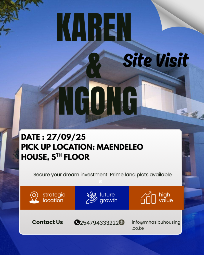 Nala and Caribou Site Visit - 27th September 2025 - Mhasibu Housing ...