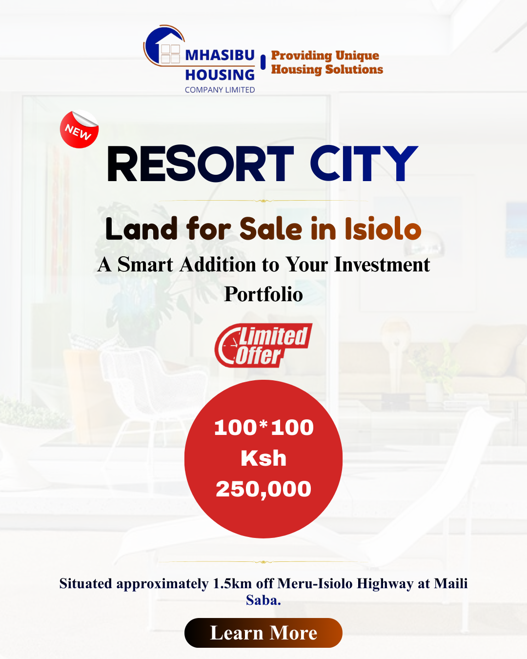 Mhasibu Resort City - Isiolo - Mhasibu Housing Company Ltd