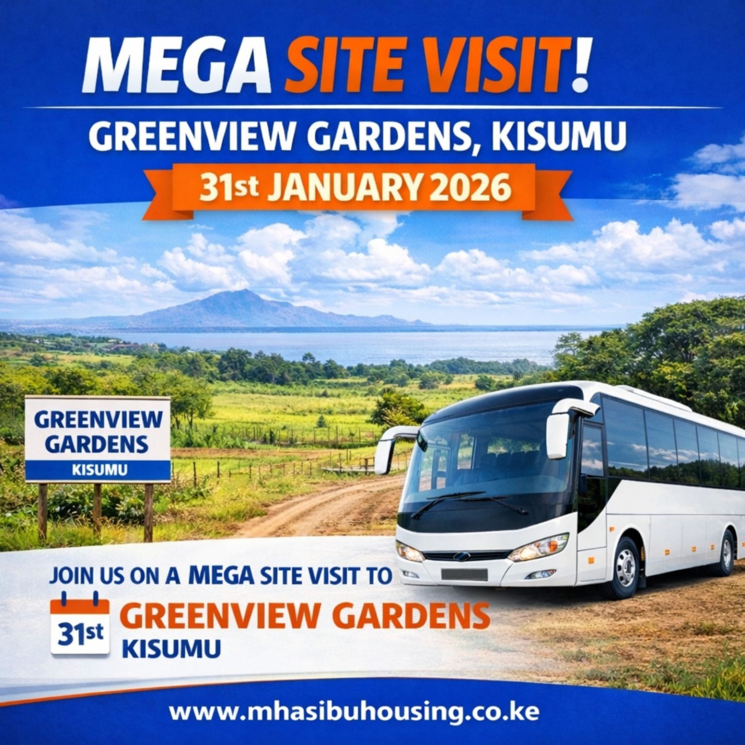 Kisumu Mega Site Visit-31/1/26 - Mhasibu Housing Company Ltd